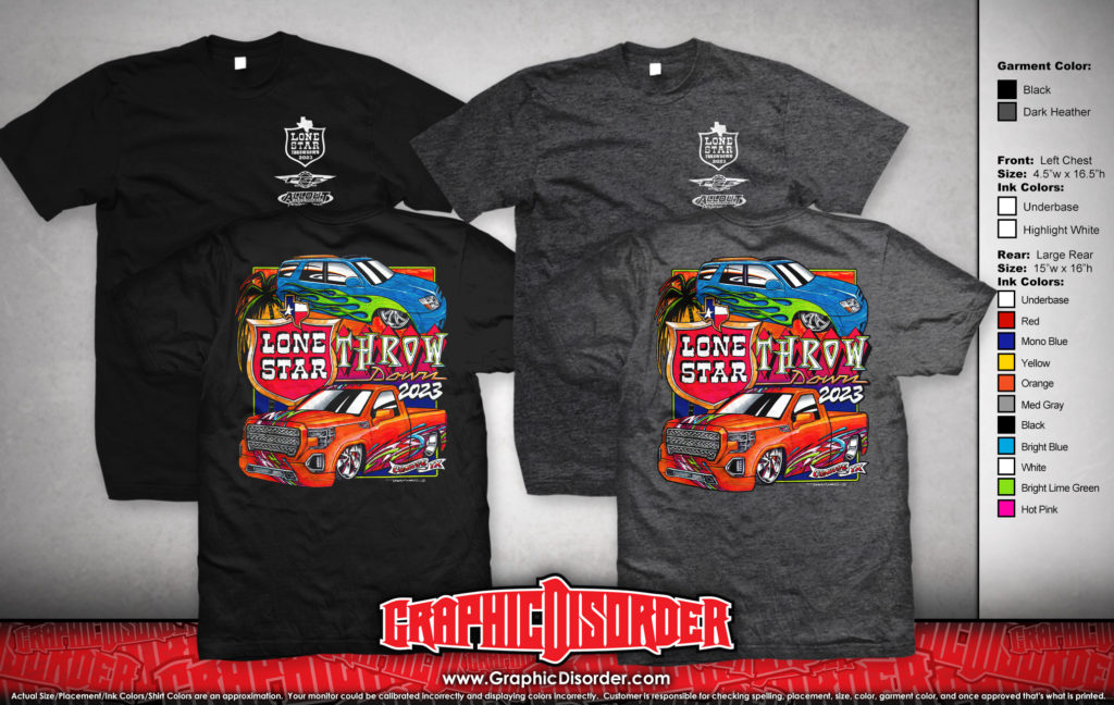2023 LST Event Shirt – Lone Star Throwdown